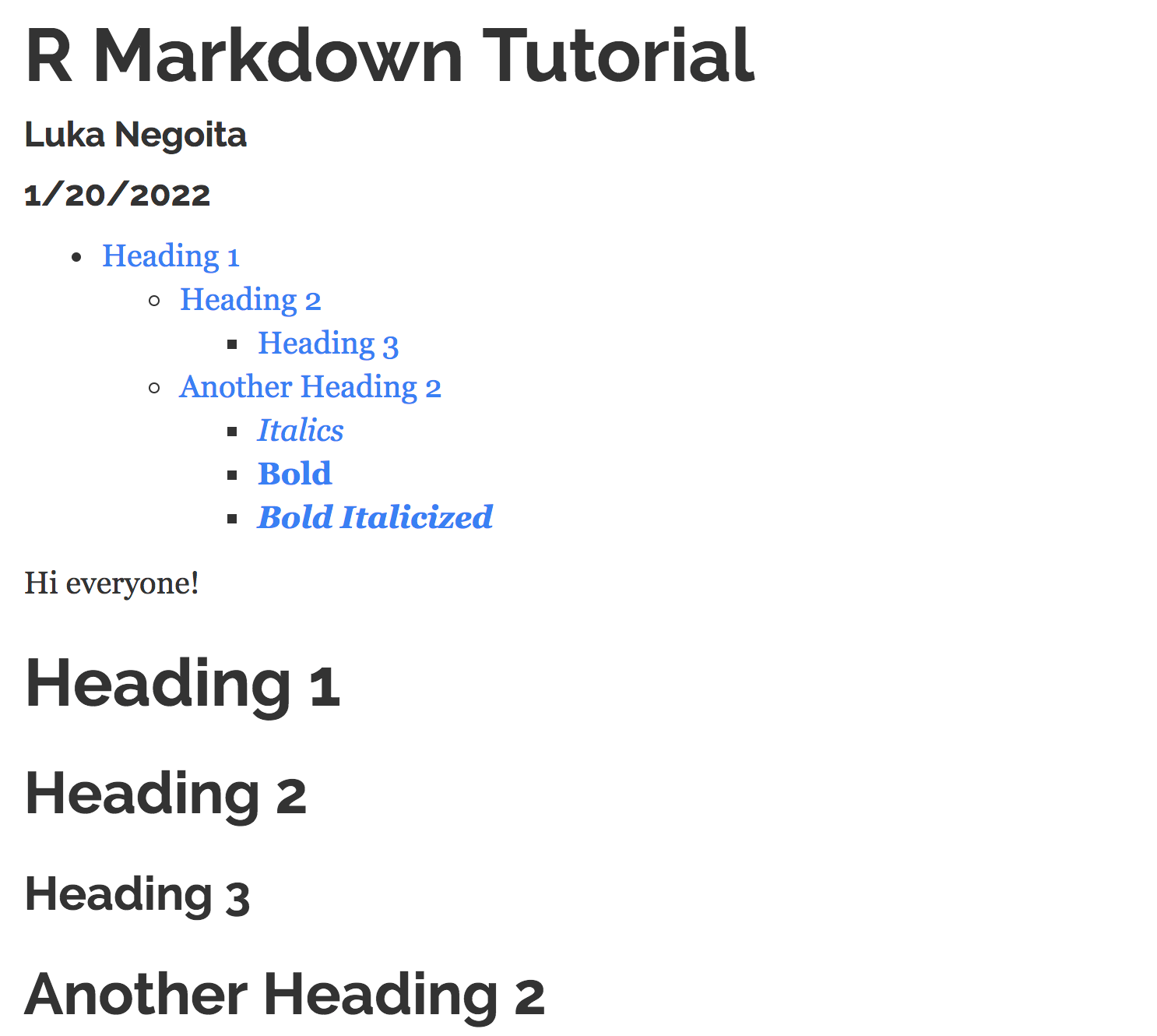 How To Use R Markdown part One R bloggers